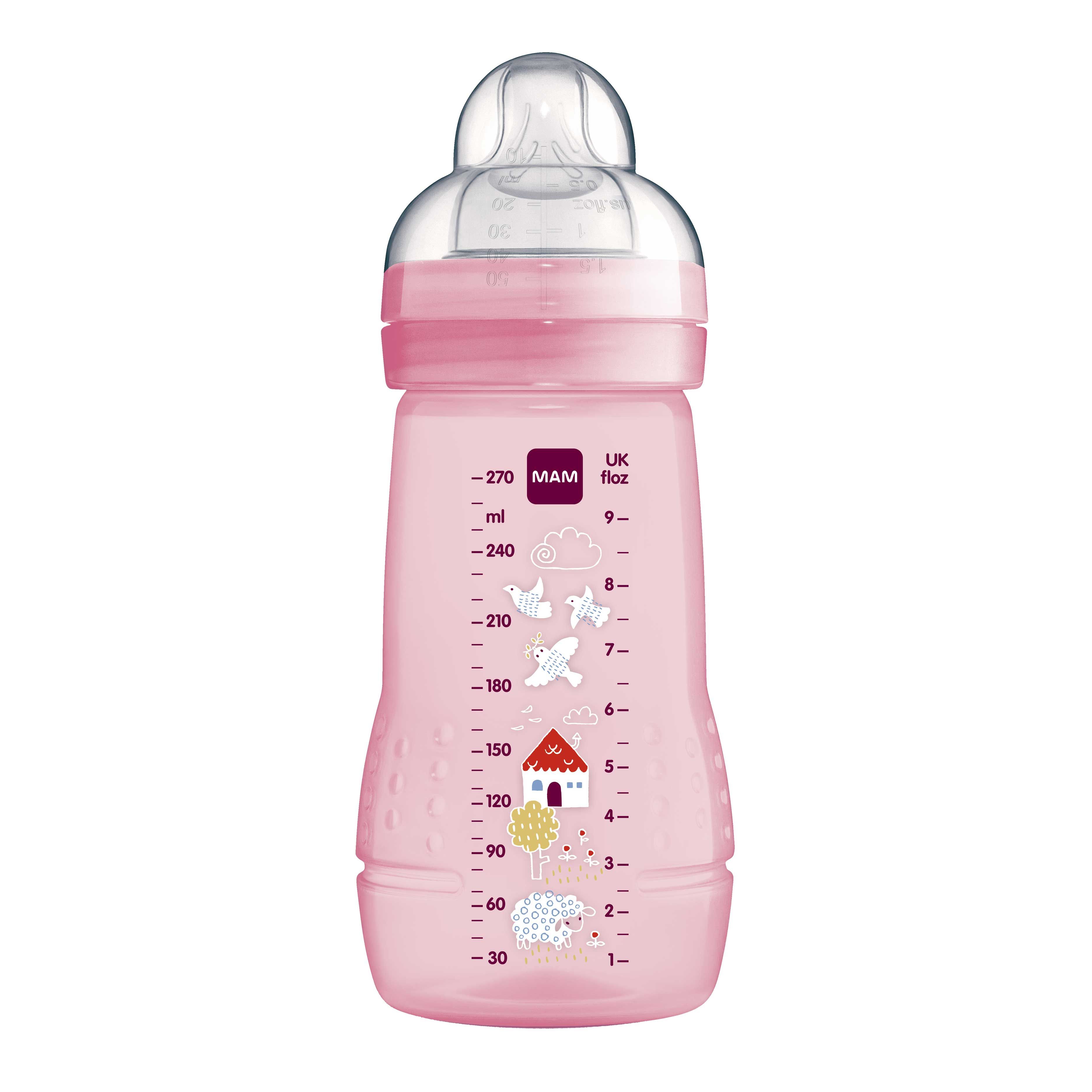 MAMADEIRA MAM EASY ACTIVE 270ML - EMBALAGEM UNITARIA ROSA | Quartz Rose | MA40612